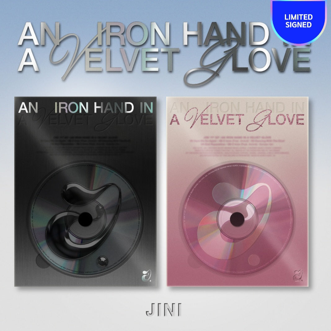 [SIGNED] JINI - (1st EP) AN IRON HAND IN A VELVET LOVE – SEOULSTATION berlin