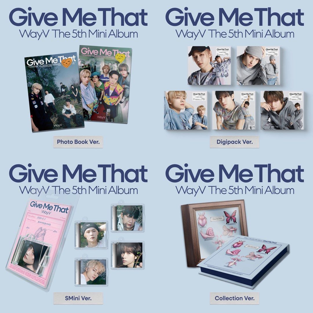 WAYV - GIVE ME THAT (5th Mini Album) Photobook Ver. – SEOULSTATION berlin